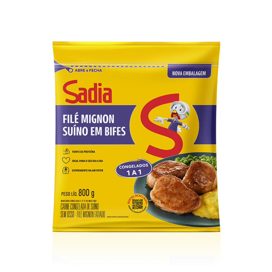 Sadia - Filé Mignon Suíno em Bifes