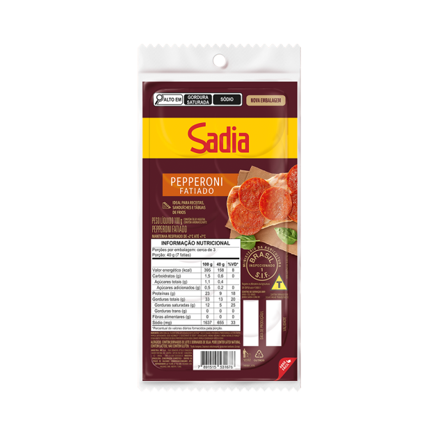 Sadia - Pepperoni Fatiado