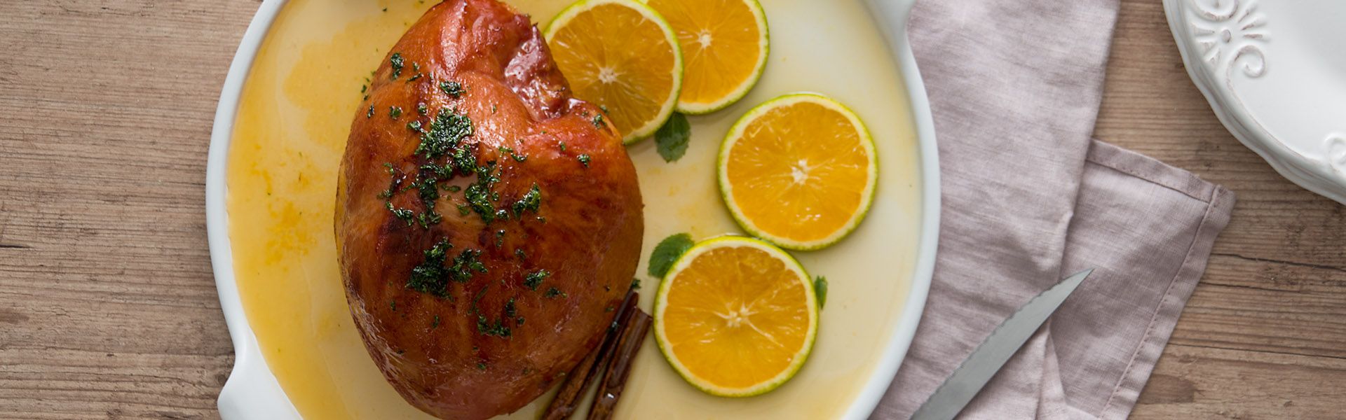 Sadia - Tender Sadia com Laranja, Mel e Hortelã