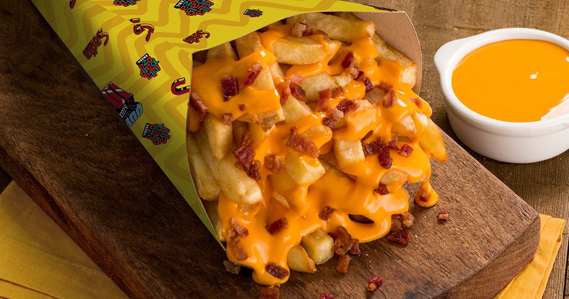 Sadia - Batata Frita com Cheddar e Bacon no Cone